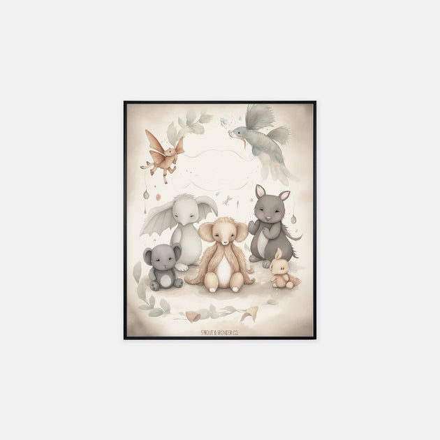 Poster - 16" x 20" Animal Friends Poster – Sprout & Wonder
